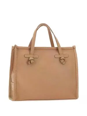 MARCELLA CLUB Miss Marcella 32 Leather Tote Bag - Neutrals
