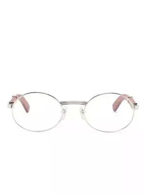 CARTIER Round-frame Glasses - Silver