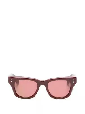 JACQUES MARIE MAGE Dealan Square-frame Sunglasses - Red