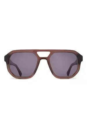 Mykita Geometric Frame Sunglasses - Brown