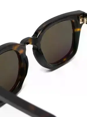AHLEM Champ De Mars Square-frame Sunglasses - Brown