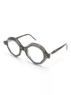 KUBORAUM P18 Geometric-frame Glasses