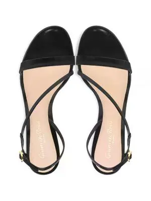 GIANVITO ROSSI Manhattan Strappy Sandals - Black
