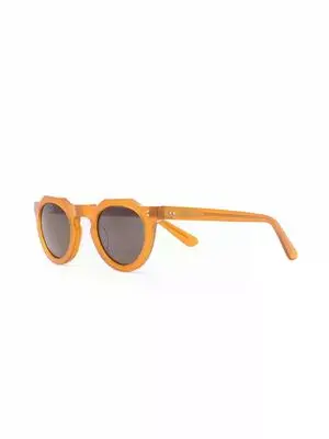 LESCA Pica Round-frame Sunglasses