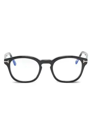 TOM FORD Round Frame Glasses - Black