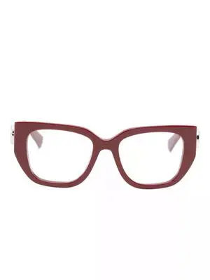 Gucci Butterfly-frame Glasses - Red