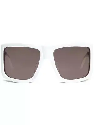 COURREGES Shook Square-frame Sunglasses - White