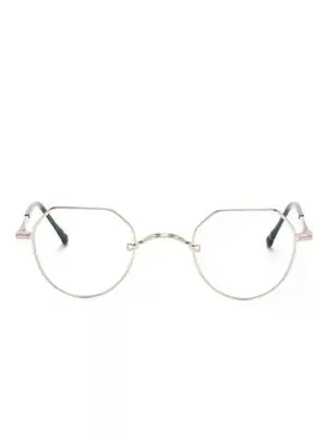 Matsuda Octagon Frame Glasses - Gold