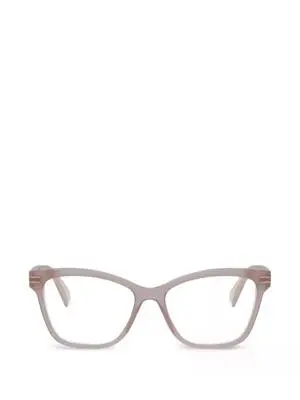 BVLGARI Cat-eye Frame Glasses - Pink