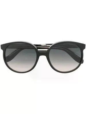 CUTLER & GROSS Round Frame Sunglasses - Black