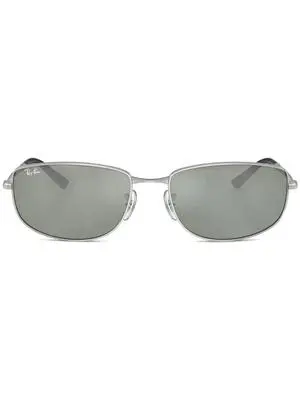 Ray-ban Oval Frame Sunglasses - Silver