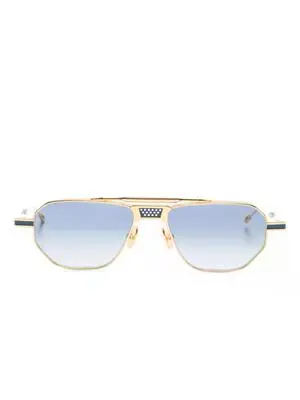 T HENRI EYEWEAR Square Frame Tinted Sunglasses - Gold
