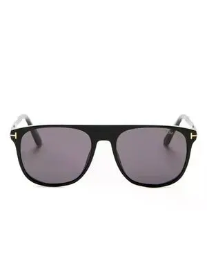 TOM FORD Pilot-frame Sunglasses - 1330l1 Shiny Black
