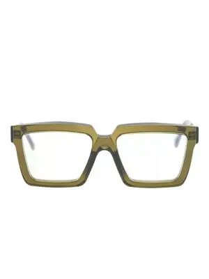 KUBORAUM K26 Square-frame Glasses - Green