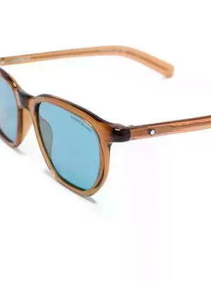 Montblanc Geometric-frame Sunglasses