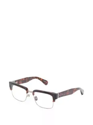 Matsuda Square-frame Browline Glasses