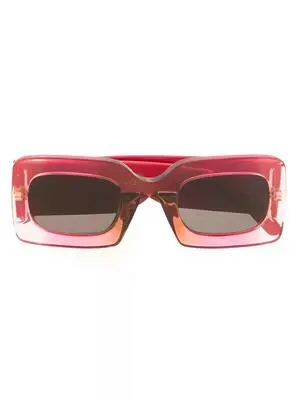 Marc Jacobs Square Tinted Sunglasses - Red