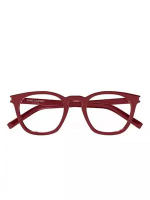 Saint Laurent Square-frame Glasses - Red