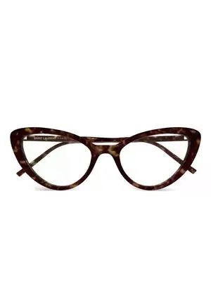 Saint Laurent Cat-eye Glasses - Brown