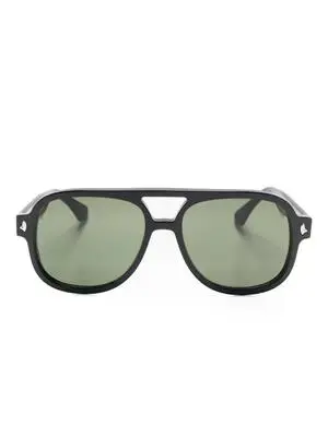 SESTINI EYEWEAR Undici Aviator Sunglasses - Black