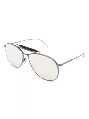 Thom Browne Pilot-frame Mirrored Sunglasses