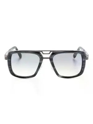 Cazal Square-frame Tinted Sunglasses - Black