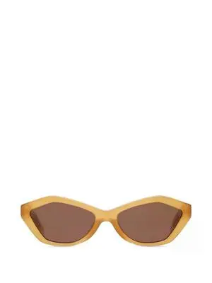 Jacquemus Gold Tone Eyewear For Women