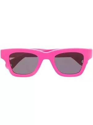 Jacquemus Square-frame Tinted Sunglasses - Pink