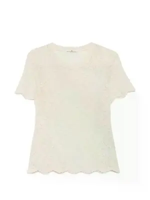 Ermanno Scervino Round Neck Tops