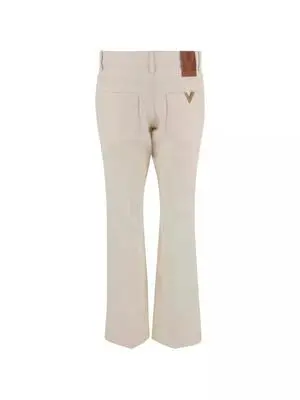 Valentino Garavani Logo-patch Trousers
