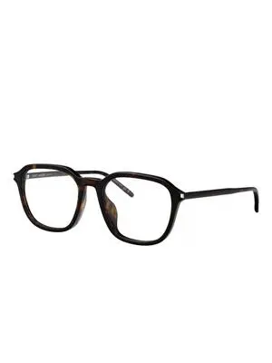 Saint Laurent Tortoiseshell-pattern Glasses