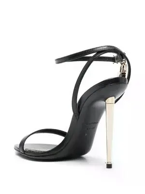 TOM FORD Padlock High-heeled Sandals - Black