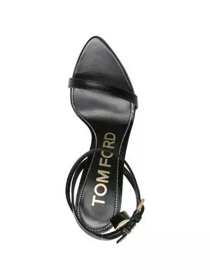 TOM FORD Padlock High-heeled Sandals - Black