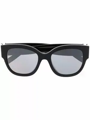 Saint Laurent Oversized Cat-eye Frame Sunglasses - Black