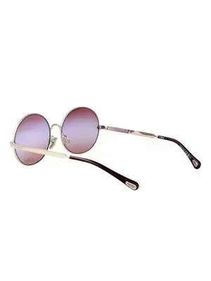 Chloé Round-frame Gradient Sunglasses