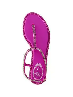 Rene Caovilla Diana Open-toe Leather Sandals