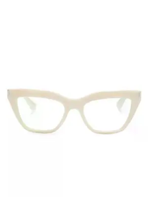 Saint Laurent Cat-eye Frame Eyeglasses - White