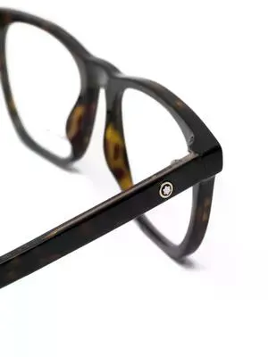 Montblanc Geometric Frame Eyeglasses