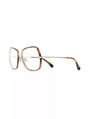 Max Mara Tortoiseshell Oversized Eyeglasses