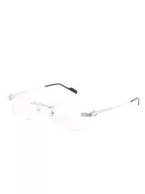 Cartier Rimless Eyeglasses - Silver