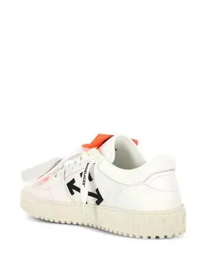 Off-White Zip Tie Panel Sneakers - White