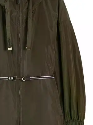 Max Mara Hooded Belted Raincoat