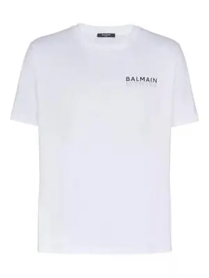 Men's Balmain White T-shirts