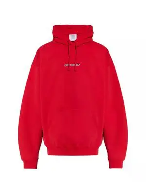 Vetements Long-sleeve Drawstrings Hoodie