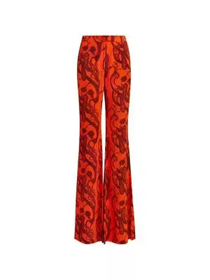 Essentiel Antwerp Paisley Flared Trousers