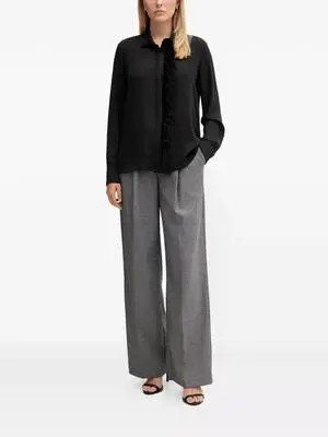 GAUDI Pleated Wide Leg Trousers