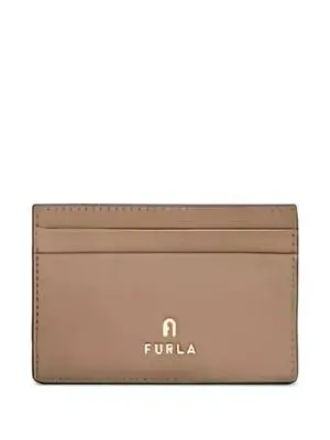 Furla Logo-plaque Card Holder - Neutrals