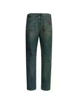 Carhartt Work In Progress Aaron Logo-patch Straight Jeans