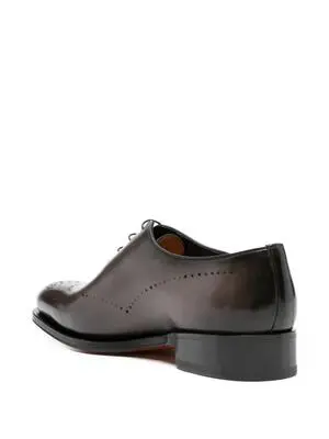 Santoni Perforated Oxford Shoes