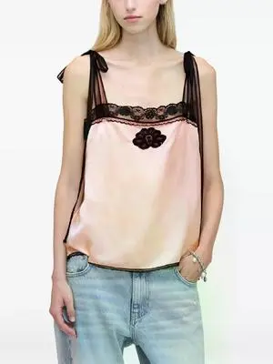 Marc Jacobs Lace-trim Ribbon Top